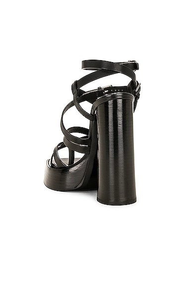 Saint Laurent Strappy Platform Sandal