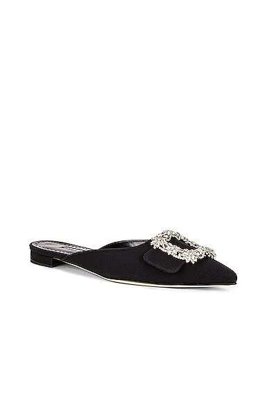 Manolo Blahnik Maysale 10 Jewel Mule