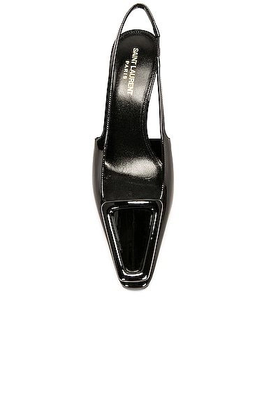 Saint Laurent 24 Slingback Pump - Nero