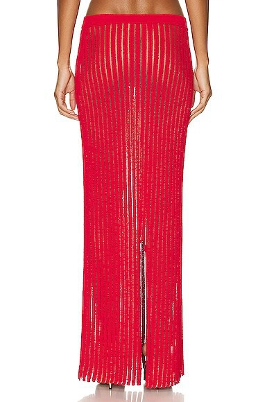 Bottega Veneta Striped Long Skirt