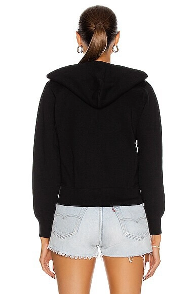 Play Comme Des Garcon Zip-front Hoodie - Black