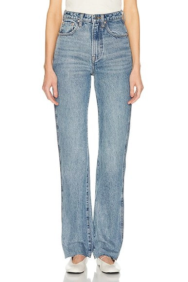 GRLFRND Sara Super High Rise Straight Jeans
