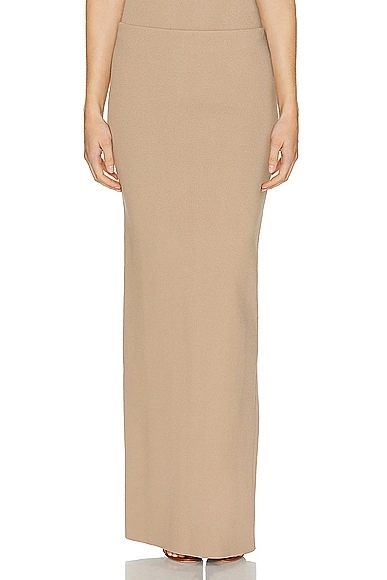 HELSA Carina Knit Skirt - Mushroom