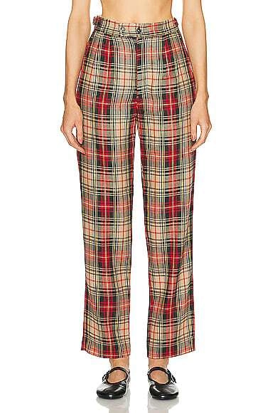 BODE Truro Plaid Trousers