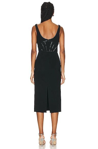 ET OCHS Valerie Corset Midi Dress