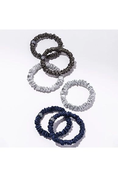 Slip Skinny Scrunchies Set Of 6 - Midnight