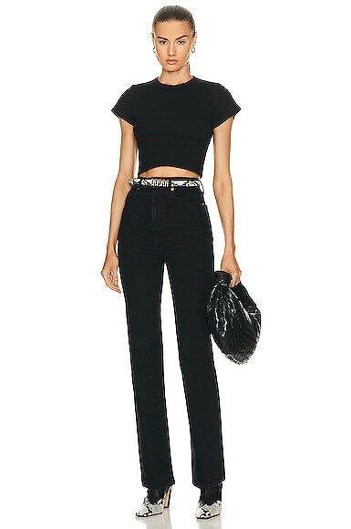 LESET Kelly Crop Slim Fit Tee