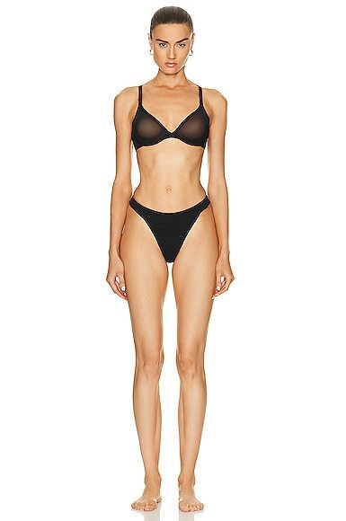 CUUP Mesh Plunge Bra