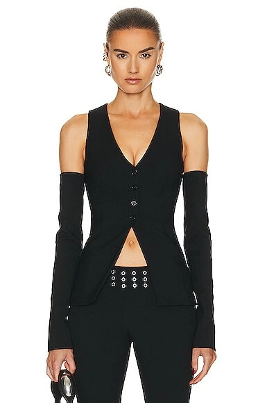 Blumarine Long Sleeve Gilet