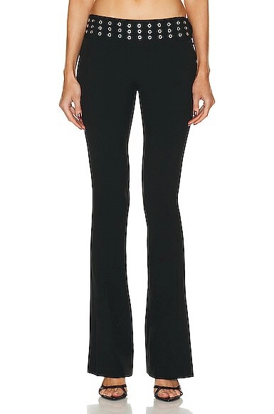 Blumarine Wide Leg Pant - Nero