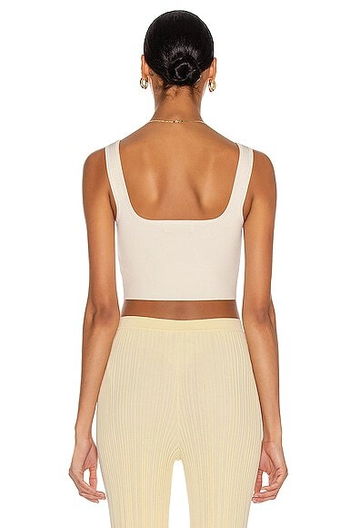Matteau Nineties Knit Tank Top - Ecru