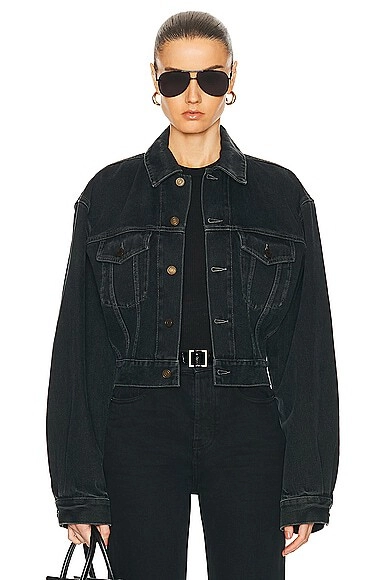 Saint Laurent Neo 80's Denim Jacket
