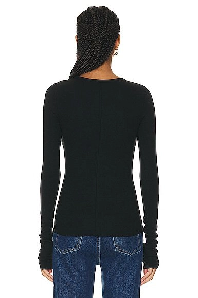 Eterne Long Sleeve Fitted Top