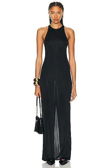 Saint Laurent Jersey Maxi Dress
