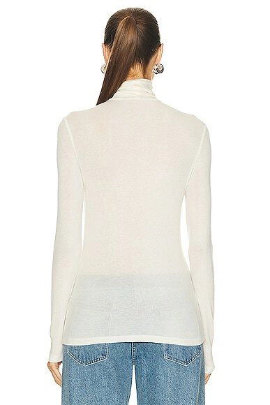 AGOLDE Pascale Turtleneck - Oat Milk