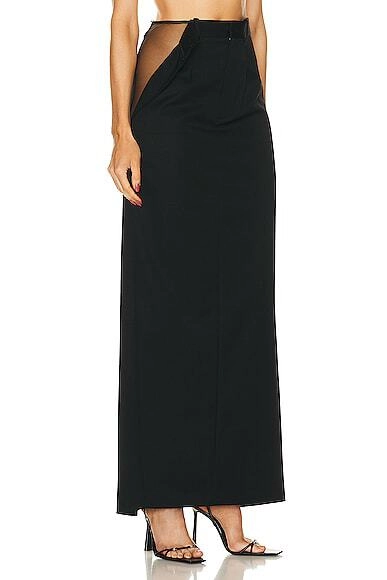 GRACE LING Peek Open Thigh Skirt