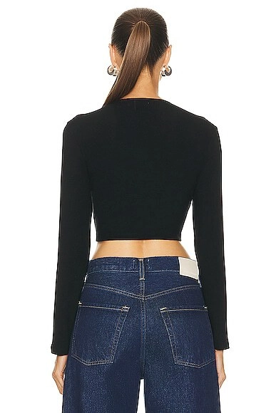 LESET Lauren Crop Cardigan