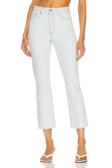 GRLFRND Karolina High Rise Straight Crop Jeans