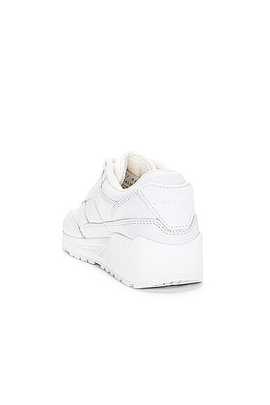 Saint Laurent Leather Lace-up Sneakers