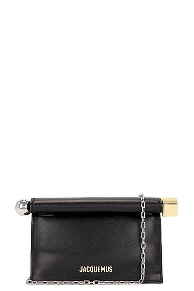 Jacquemus La Petite Pochette Rond - Black