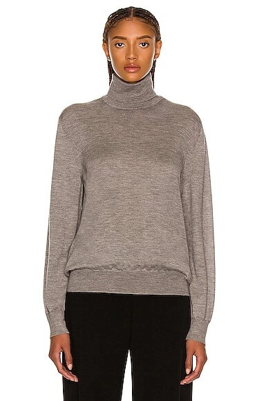 THE ROW Lambeth Cashmere Turtleneck Sweater