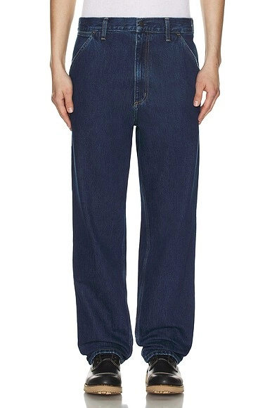 Carhartt Work In Progress Single Knee Jeans - Blue