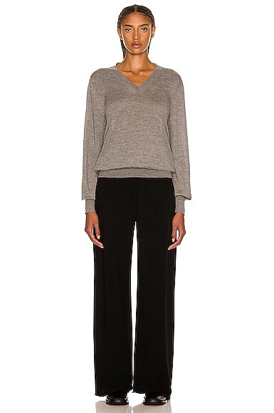 THE ROW Stockwell Cashmere V-neck Sweater