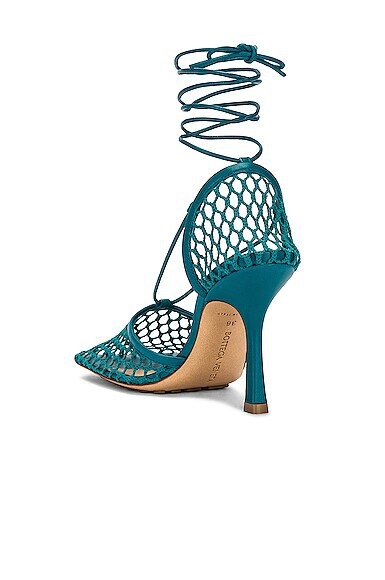 Bottega Veneta Stretch Mesh And Leather Sandals - Blaster