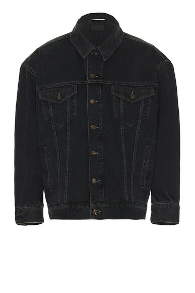 Saint Laurent Egg Shape Denim Jacket