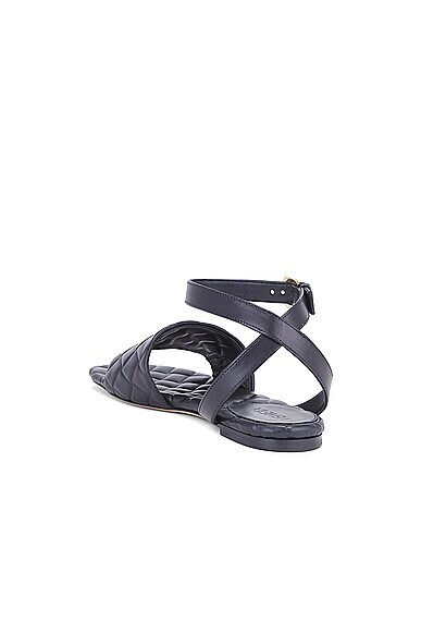 Bottega Veneta Amy Flat Sandal - Black
