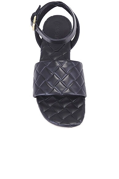 Bottega Veneta Amy Flat Sandal - Black