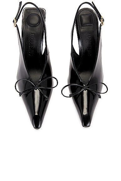 Jacquemus Les Slingbacks Cubisto H - Black