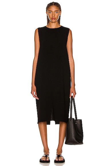 THE ROW Mirna Dress - Black