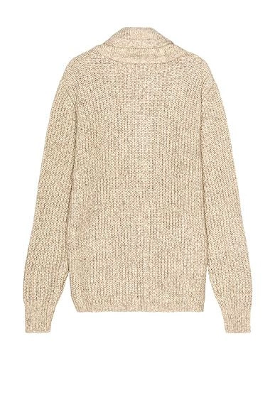 SCHOTT Yak Blend Cardigan - Limestone