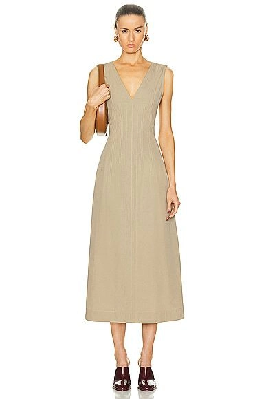Bottega Veneta Midi Dress - Sand