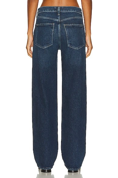AGOLDE Harper Mid-rise Relaxed Straight Jeans - Tempo