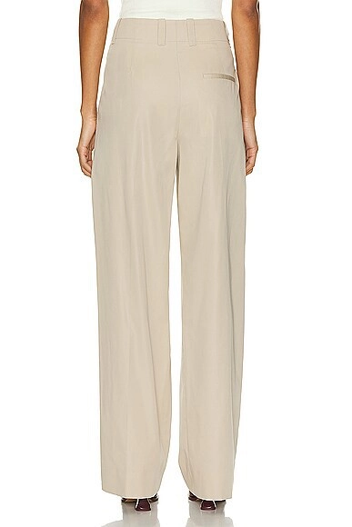 Bottega Veneta Wide Leg Twill Trousers