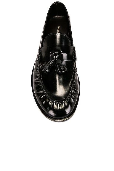 THE ROW Box Calf Leather Loafers
