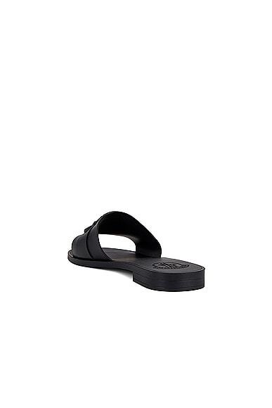 Moncler Mon Slide Sandals - Black