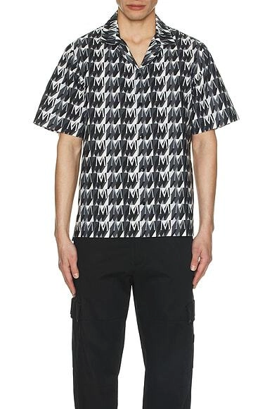 Moncler Short Sleeve Shirt - 3d Monogram Black