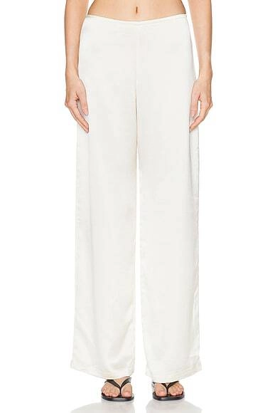 LESET Barb Wide Leg Pant - Creme