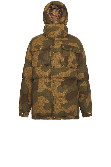 Moncler X Palm Angels Mandelbrot Long Parka - Olive