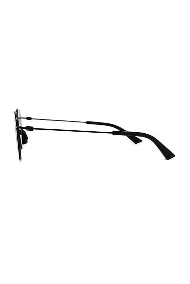 Bottega Veneta Thin Triangle Round Sunglasses