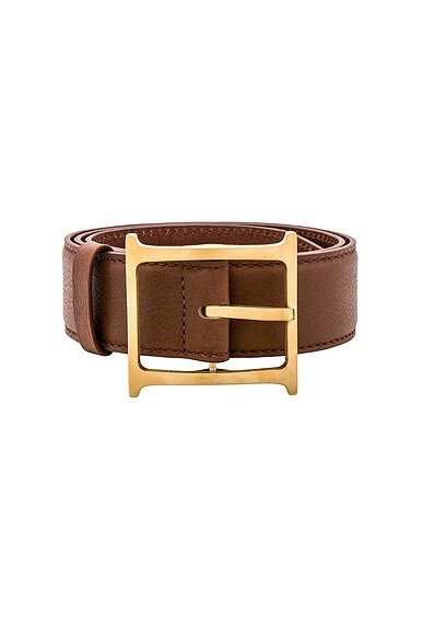 HELSA Logo Contrast Belt - Brown