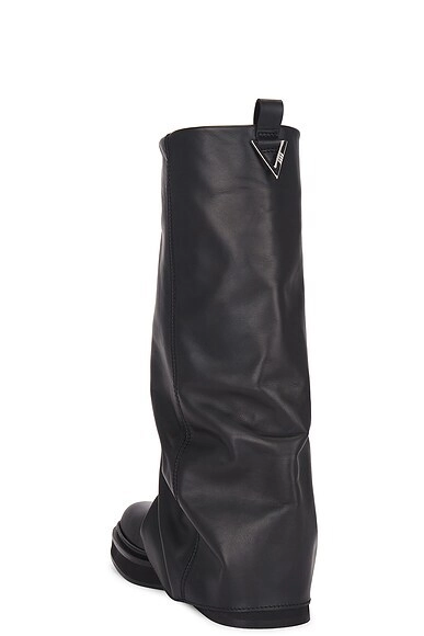 Attico Robin Combat Boot - Black