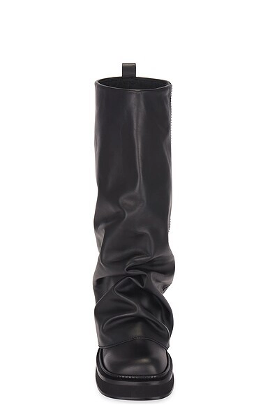 Attico Robin Combat Boot - Black