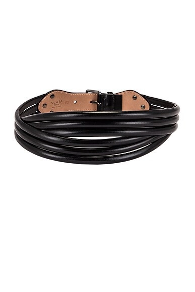 Alaïa Tubulaire Leather Belt