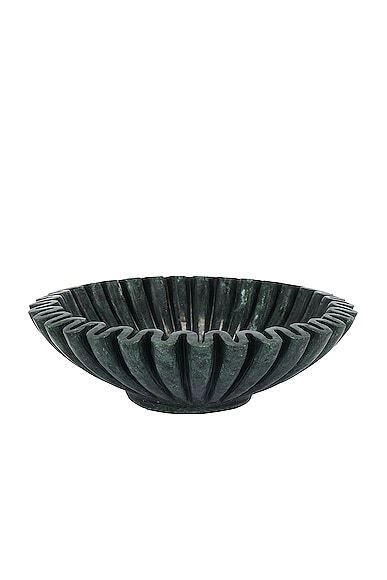 ANASTASIO HOME Ruffle Bowl - Emerald