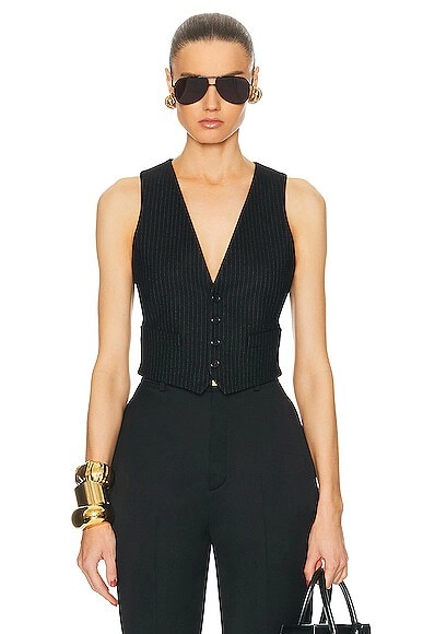 Saint Laurent Gilet Top
