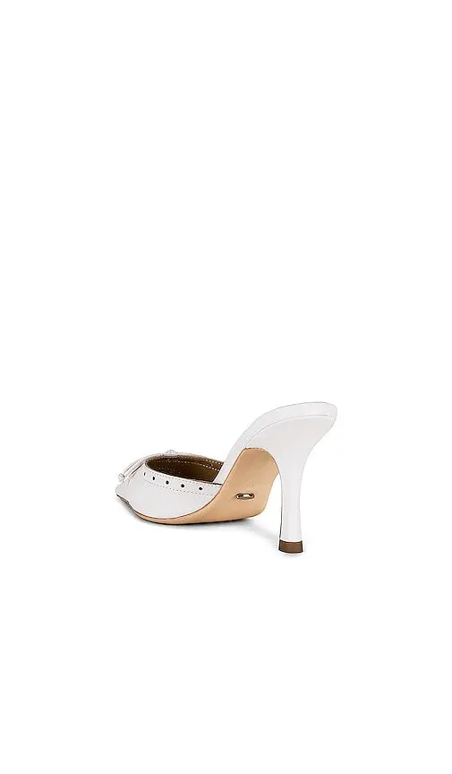 TONY BIANCO Scooter Heeled Mules - White